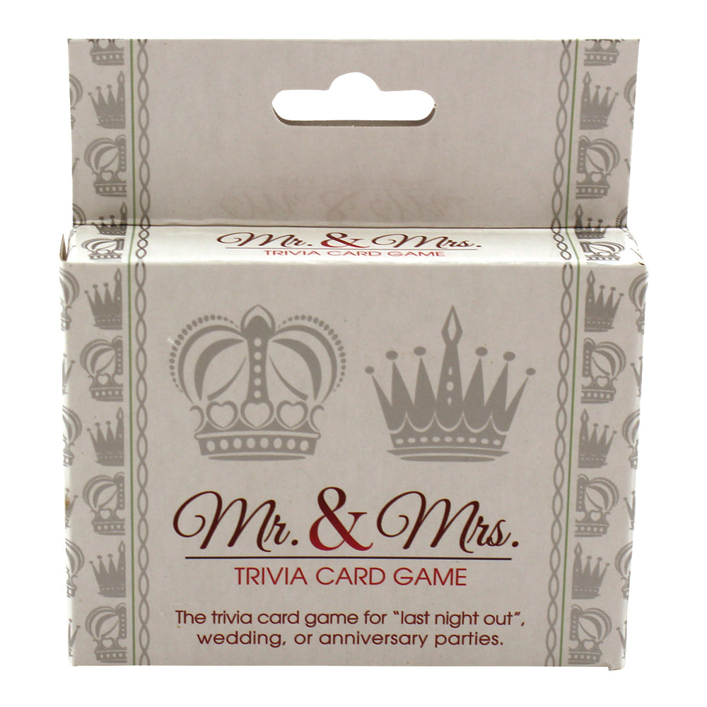 Mr. and Mrs. Trivia Game